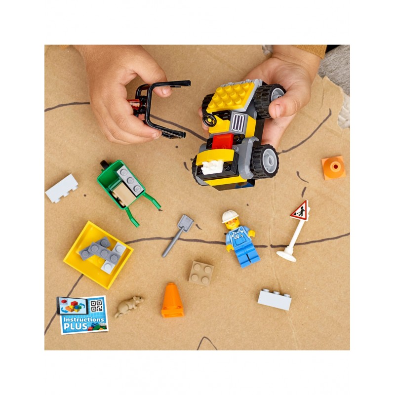 LEGO CITY 60284 - POJAZD DO ROBÓT DROGOWYCH - adkpapierniczy.pl
