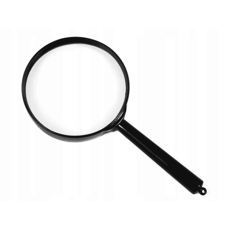 Lupa szkolna szkło powiększające 5 razy 7,5 cm Titanum - adkpapierniczy.pl