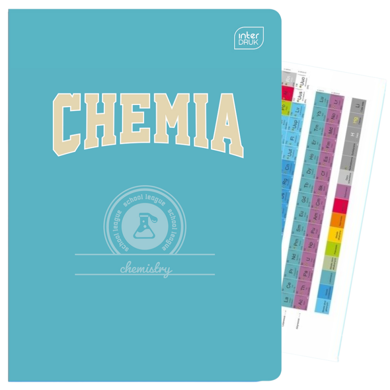 Zeszyt CHEMIA tematyczny przedmiotowy A5/60k w kratkę HYBRID INTERDRUK - adkpapierniczy.pl